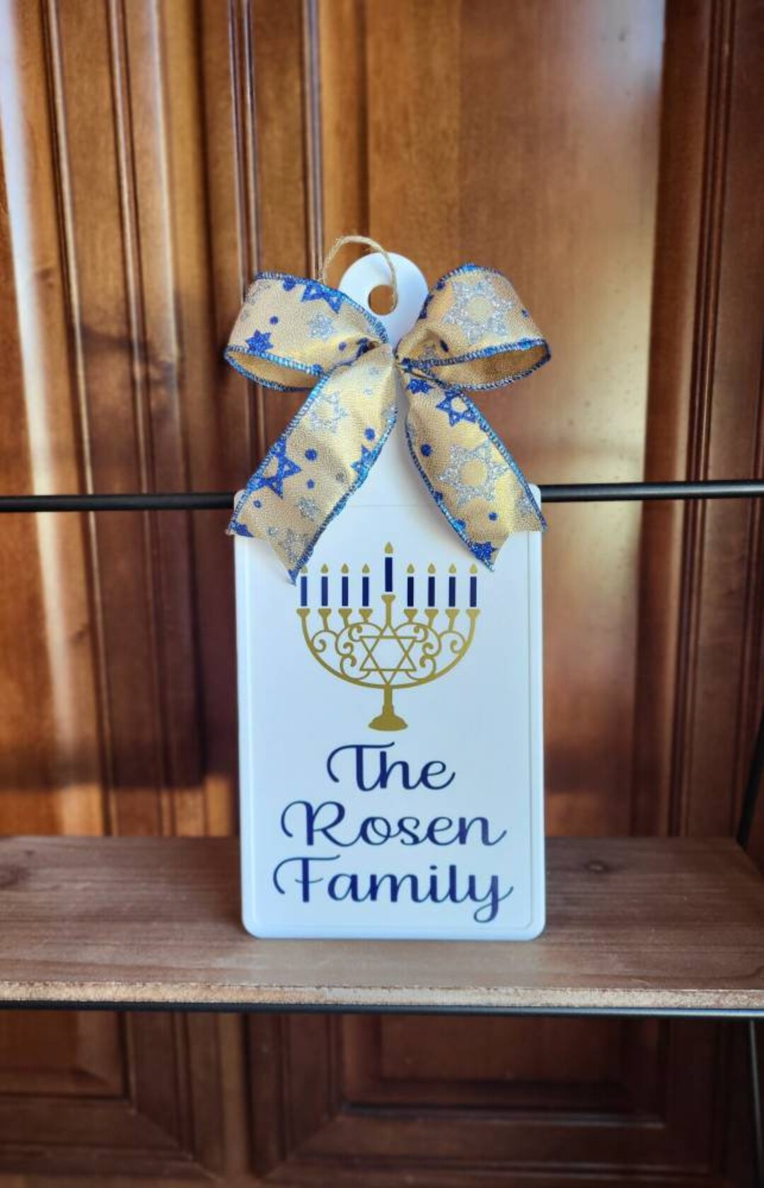 Personalized Hanukkah Sign, Hanukkah Gift, Hanukkah Decoration ...