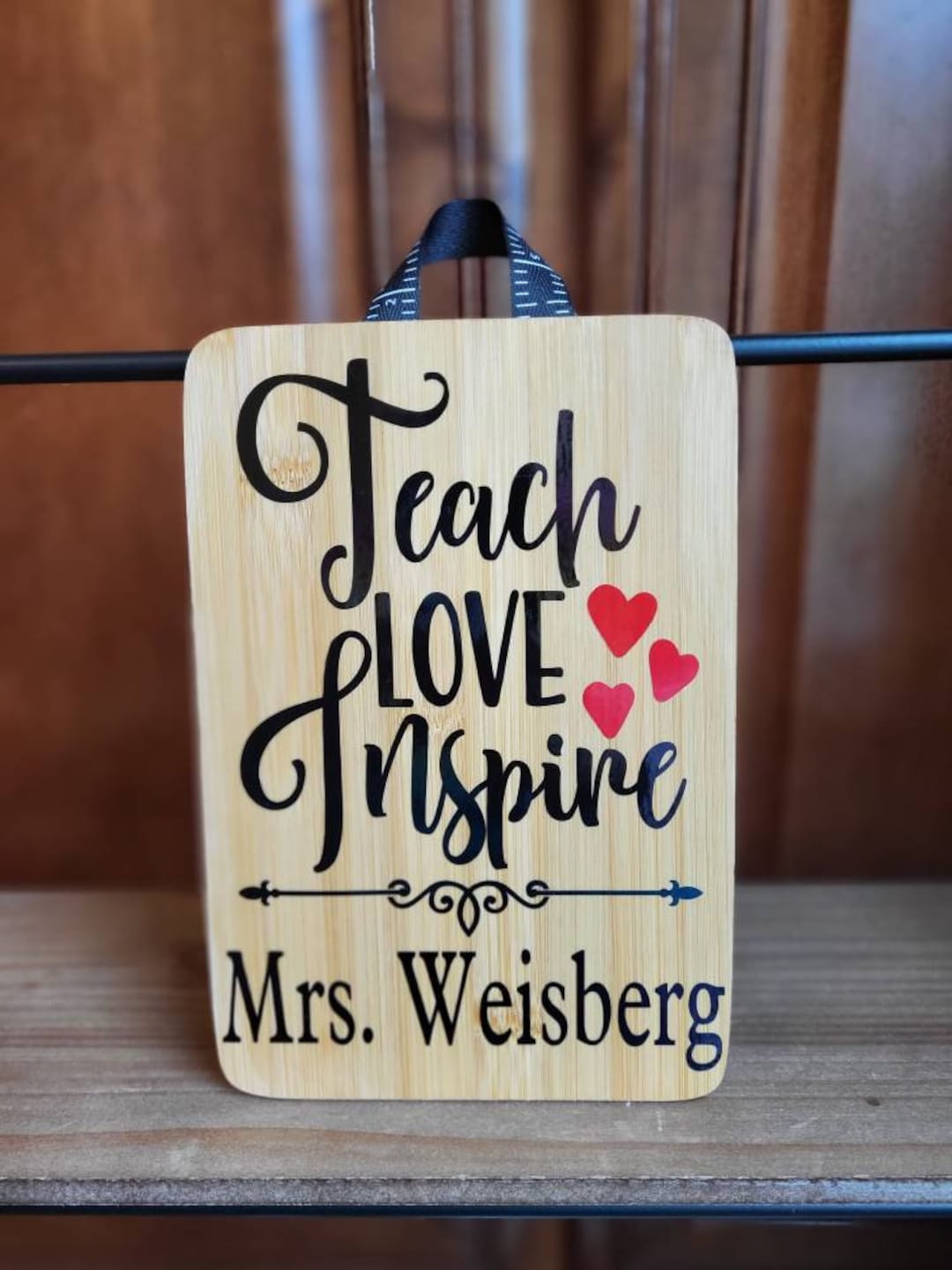 Teacher Gift, Personalized Teacher Desk Sign, Personalized Teacher Gift ...