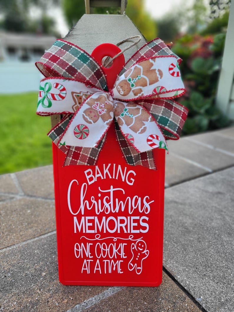 Christmas Sign, Christmas Cookie, Kitchen Holiday Decor, Christmas Gift ...