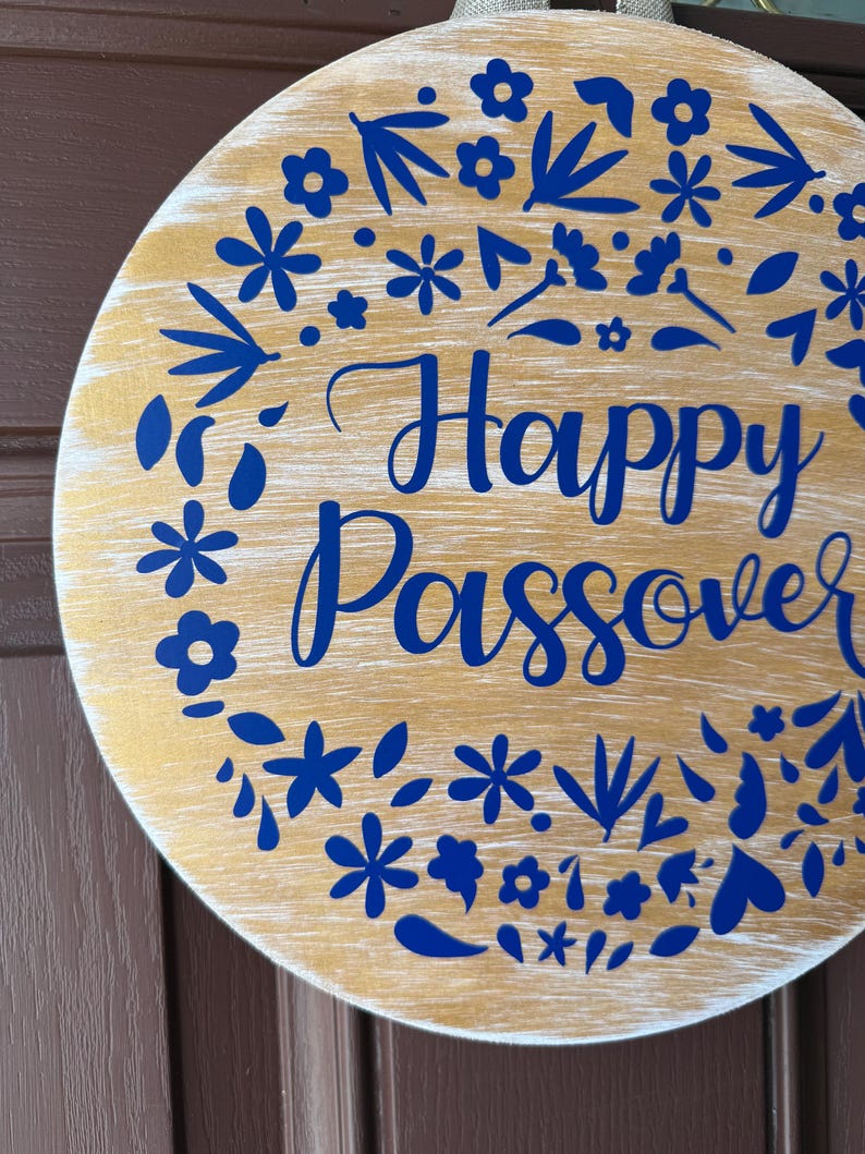 Passover Sign, Passover Decor, Passover Decoration, Happy Passover Sign ...