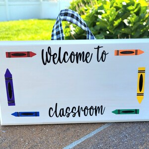 Personalized Teacher Sign, Classroom Sign, Welcome to My Classroom ...