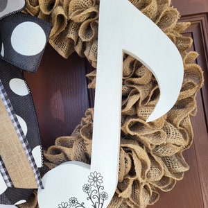 Music Wreath, Music Door Hanger, Music Door Sign, Music Classroom ...