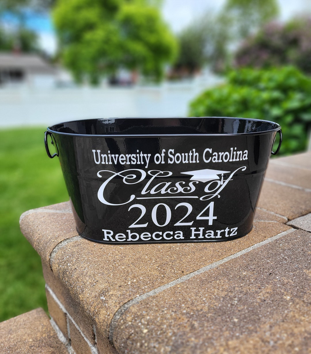 Graduation Card Box, Graduation Favor Basket, Graduation Party Basket ...