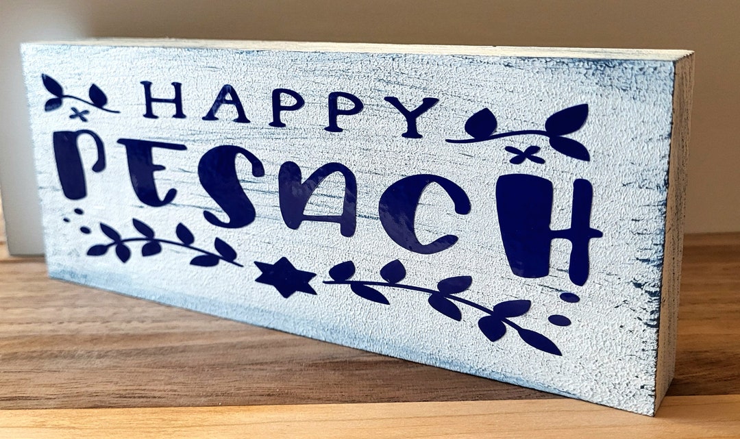 Passover Decor, Passover Decoration, Happy Pesach Sign, Passover Sign ...