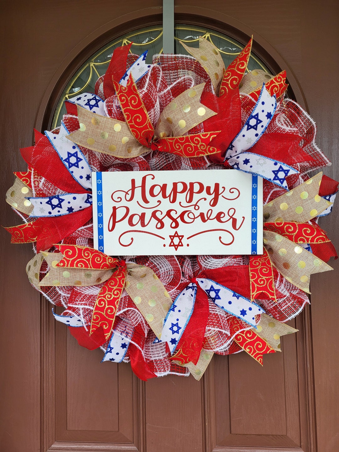 Passover Wreath, Passover Decoration, Passover Decor, Passover Door ...