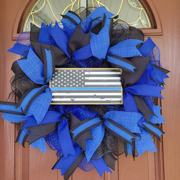 Police Wreath - Etsy