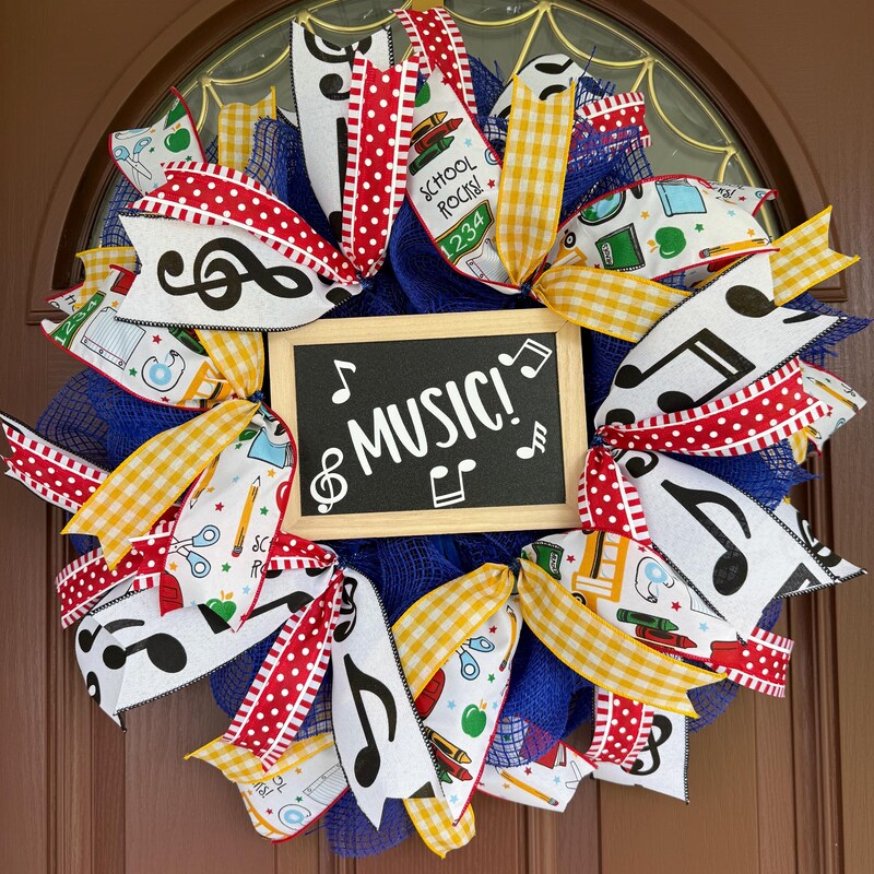 Music Wreath - Etsy