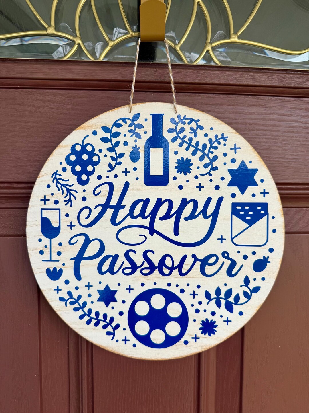 Passover Decor, Passover Decoration, Happy Passover Sign, Passover Door ...