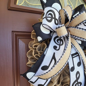 Music Wreath, Music Door Hanger, Music Door Sign, Music Classroom ...