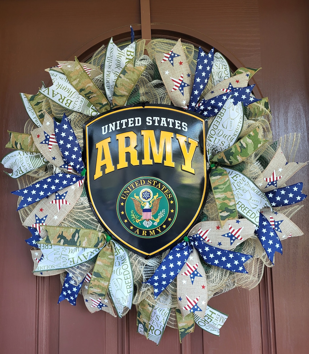 Army Wreath, Soldier Wreath, Military Wreath, Mother's Day Gift, Wreath ...