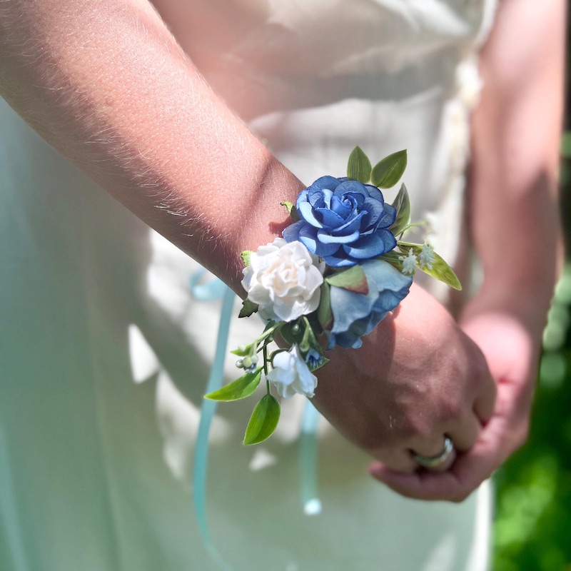 Royal Blue Corsage - Etsy