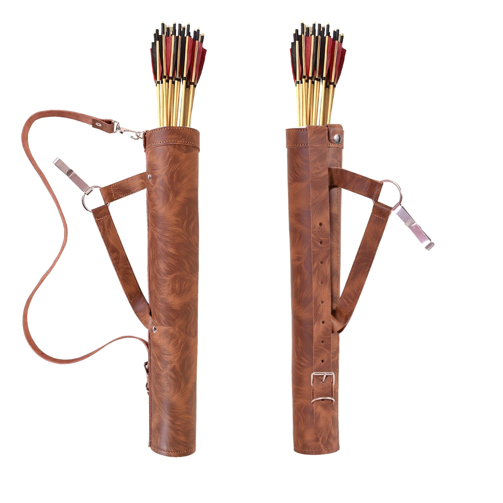 Arrow Quivers Back Arrow Holder-hand Made Quiver for Arrows - Etsy