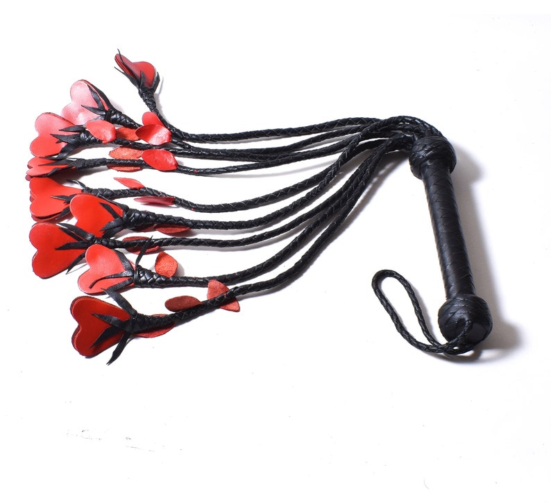 Florentine Flower BDSM Bondage Leather Flogger Whip Flog - Etsy