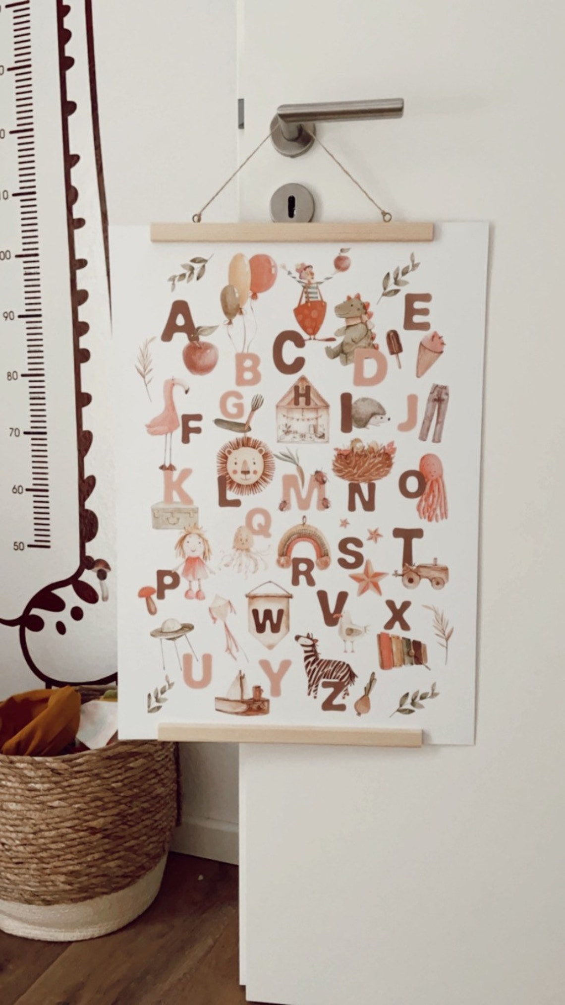 Poster Alphabet/ ABC Poster/ Boho Alphabet | Etsy Australia