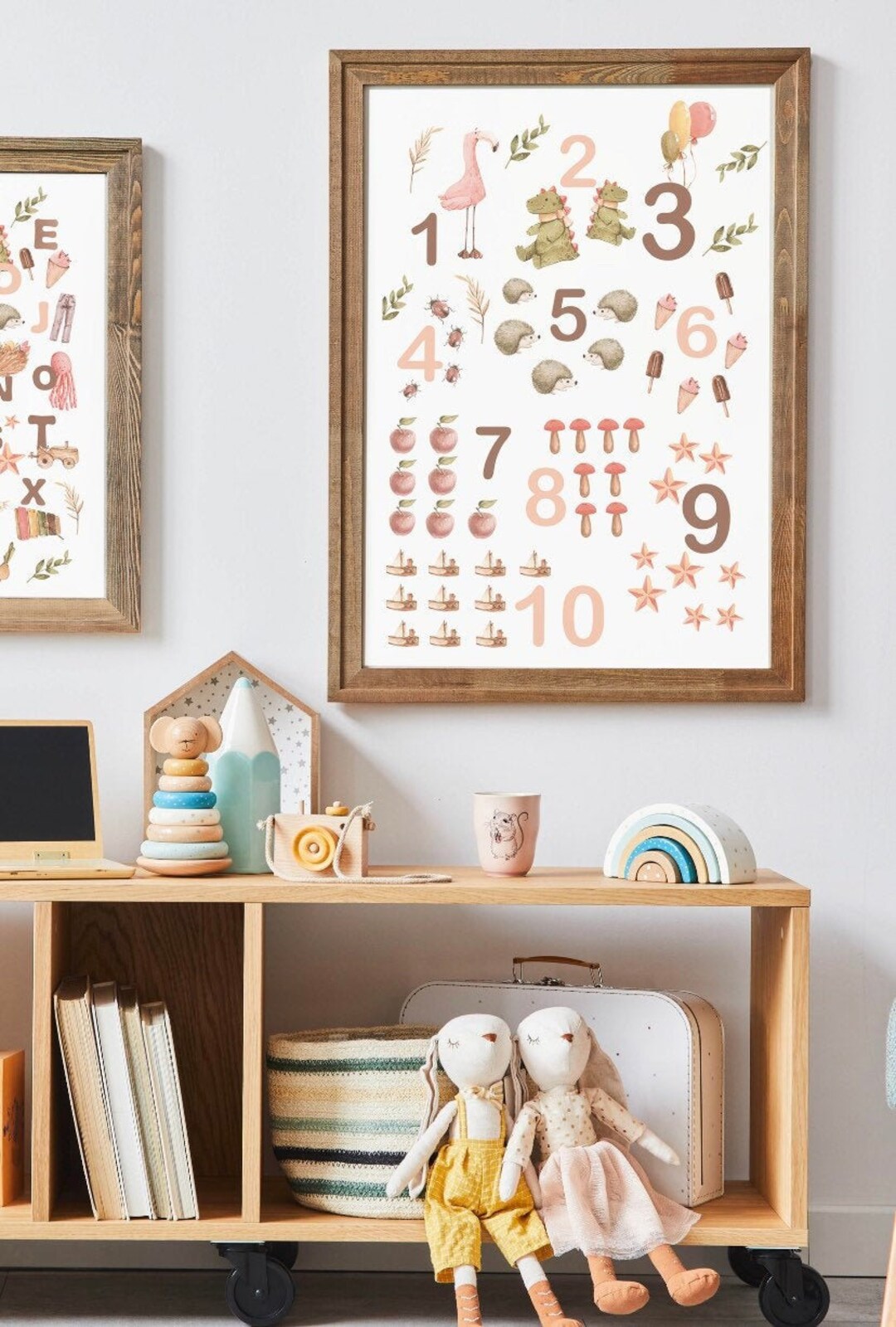Poster Numbers / Numbers Poster/ Boho Numbers - Etsy