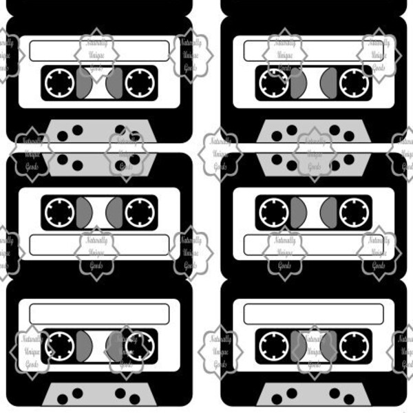 Cassette Labels - Etsy