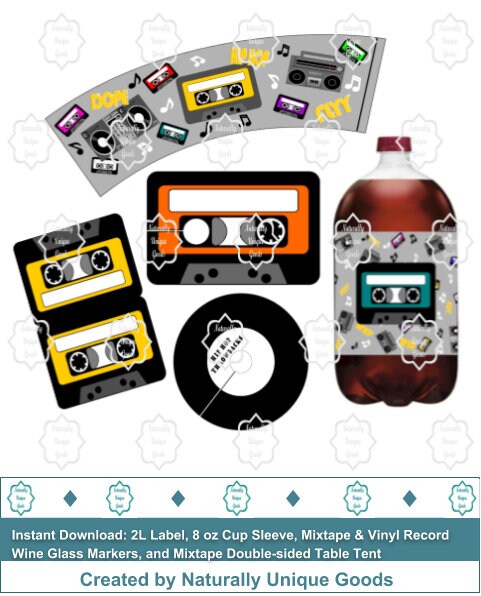 Hip Hop Music Theme Party Bundle - Etsy