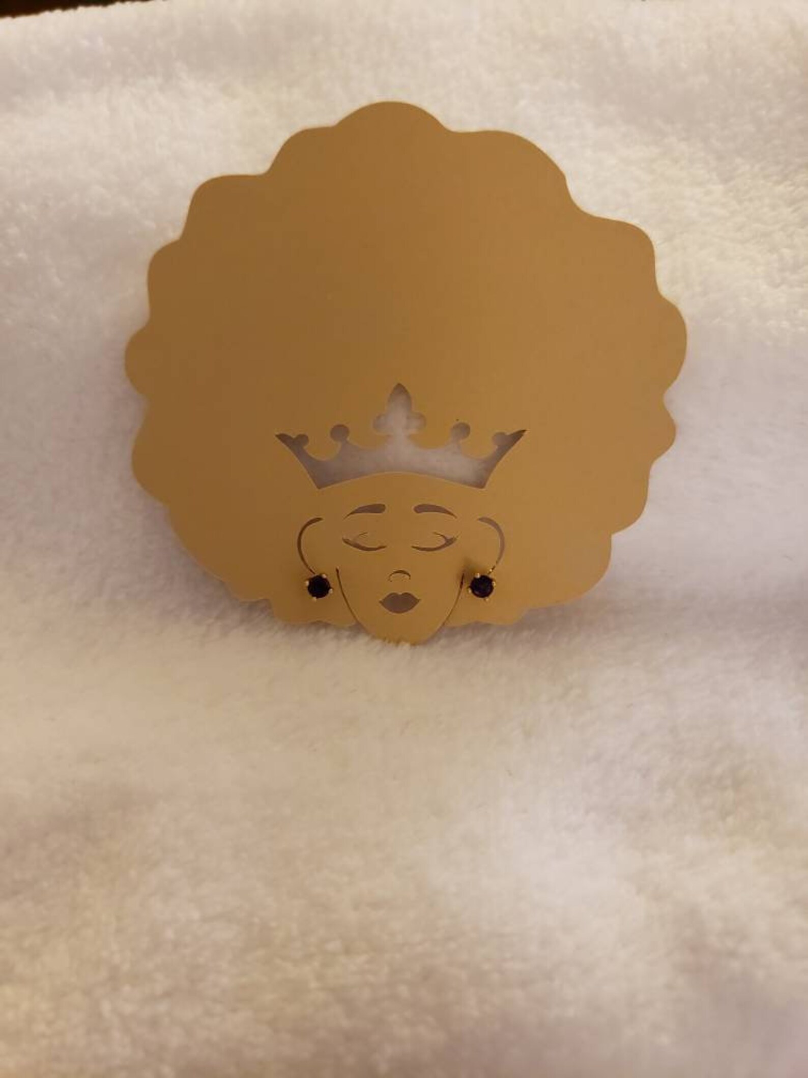 BUNDLE Earring Backing Card Template SVG Afro Woman - Etsy