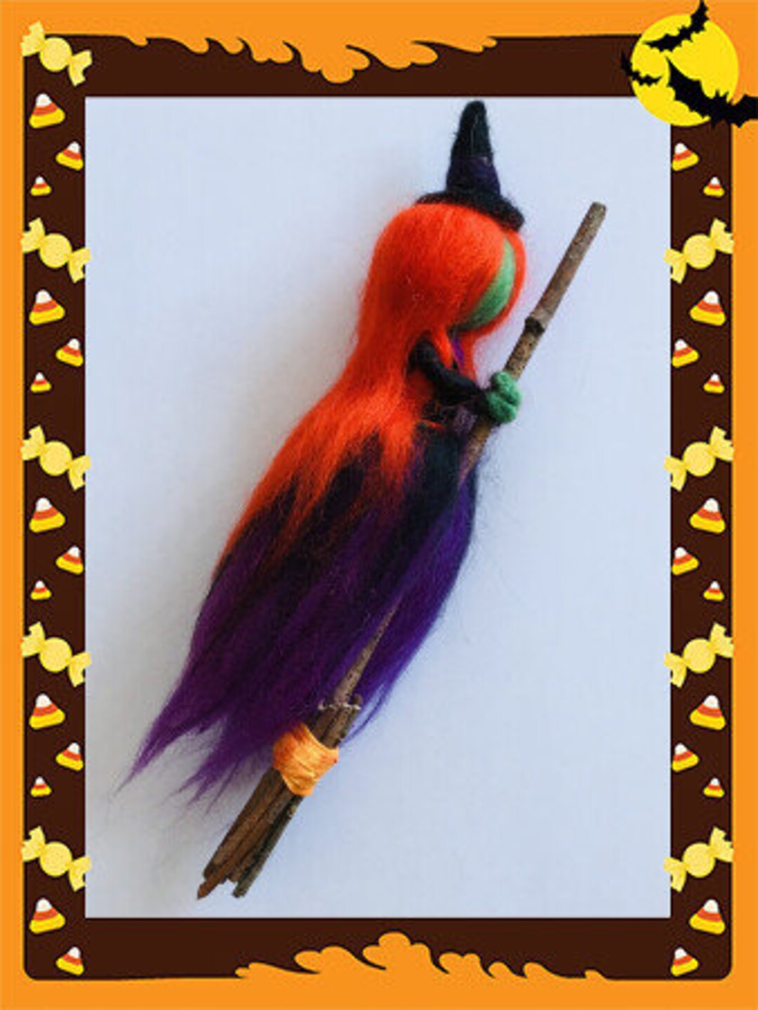 Spooky Halloween Witch Needle Felting Starter Kit- Everything You Need ...