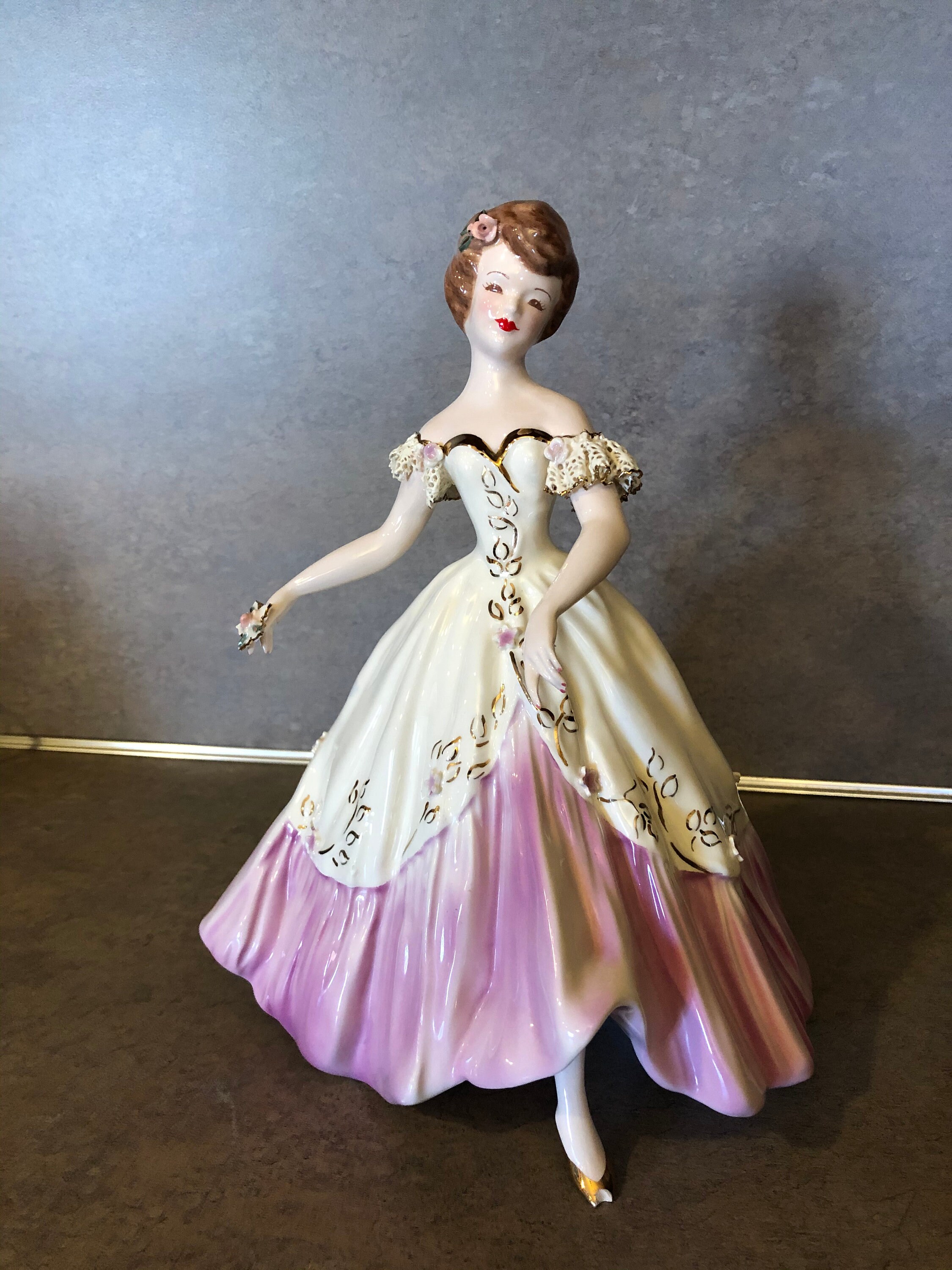 Florence Ceramics Lady Figurine Carol HTF | Etsy