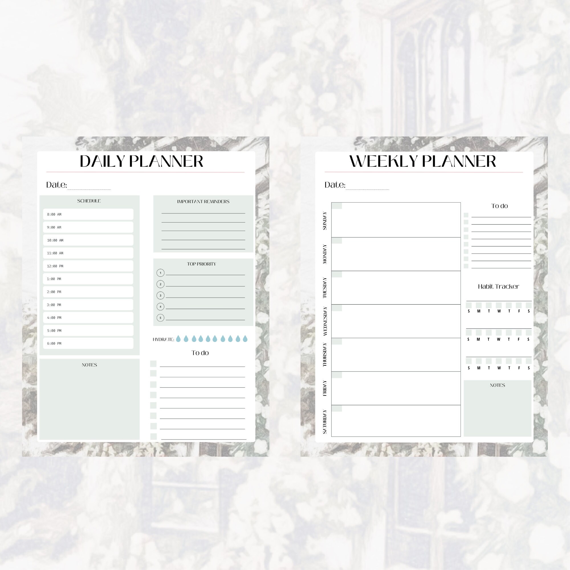 Digital Planner Daily Weekly Monthly Calendar 2023 - Etsy