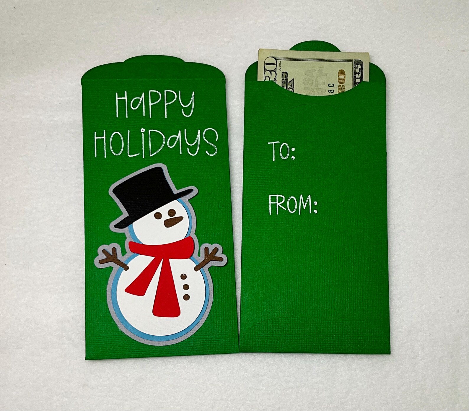 Christmas Money Envelopes - Cash/gift Card Holder for Christmas Gifts ...