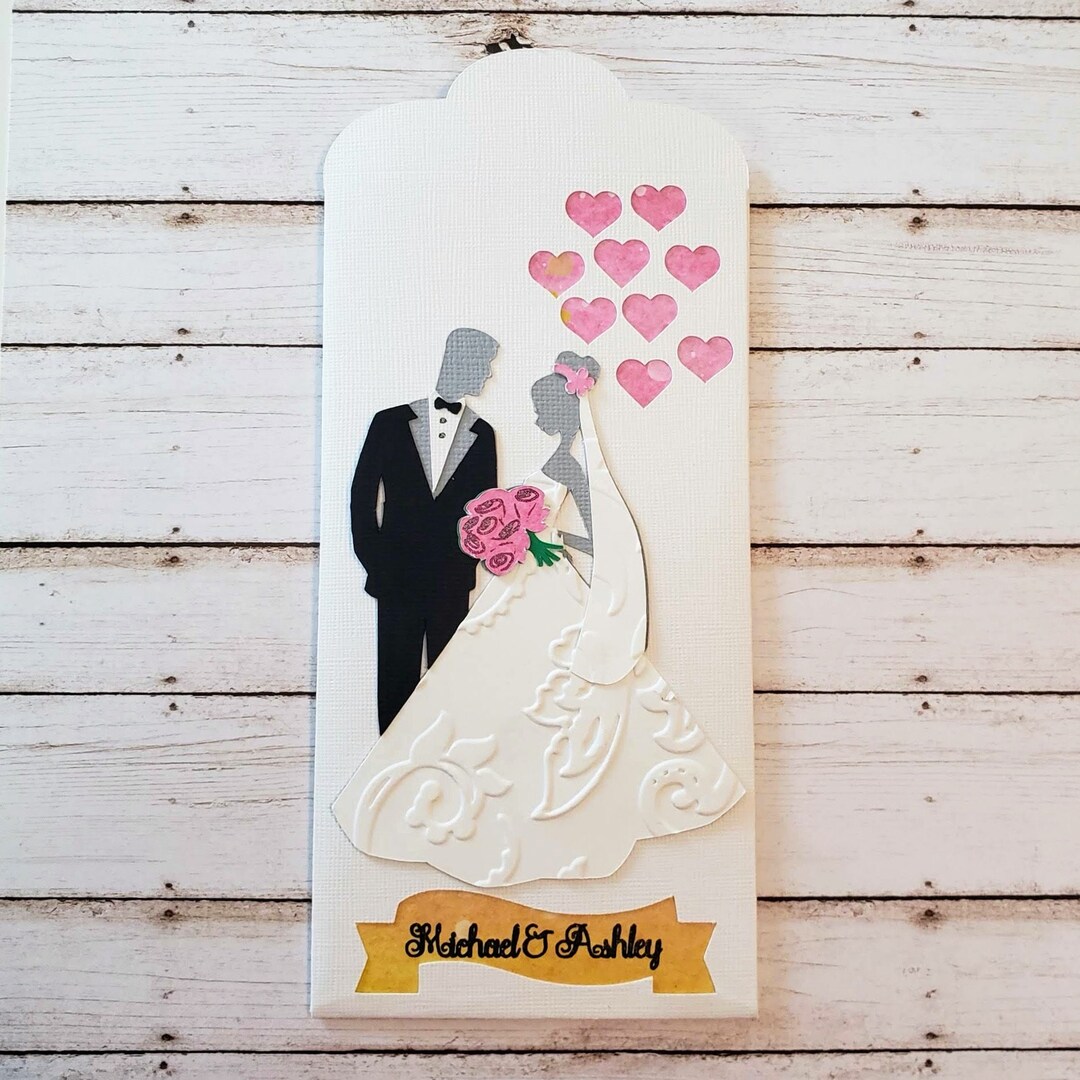 Wedding Money Envelopes - Personalized Cash/gift Card Holder for ...