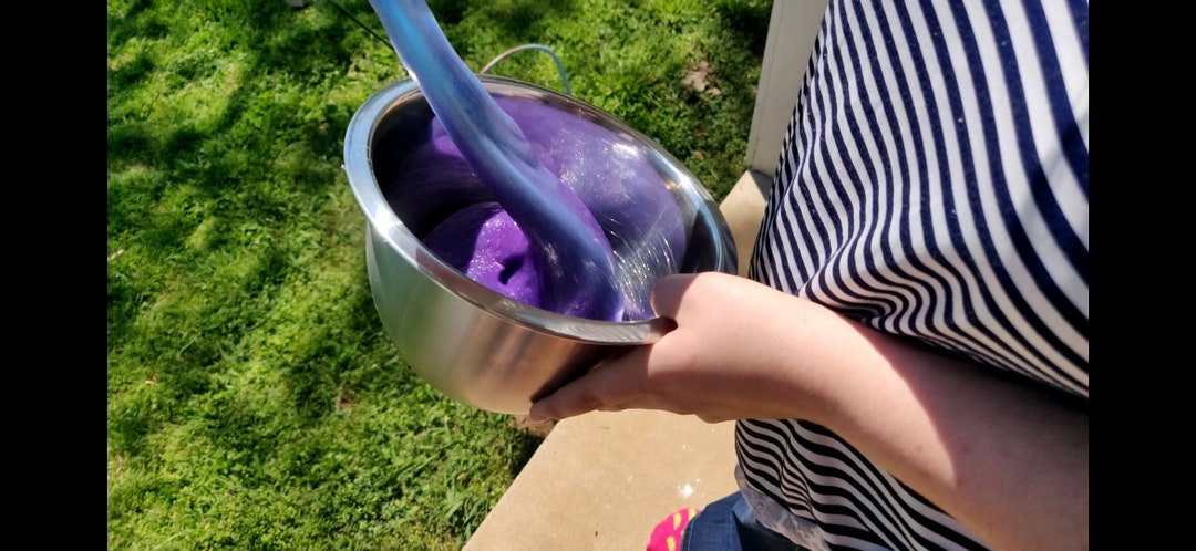 Blue to Purple Color-changing Glitter Slime - Etsy