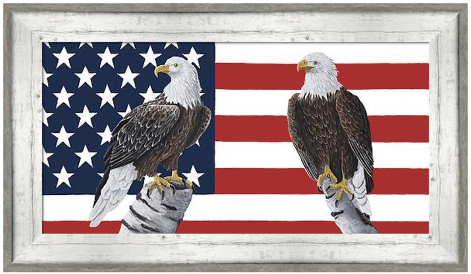 Flag Art, Eagle Art Print, Patriotic Art Print, Fine Art Print, United ...