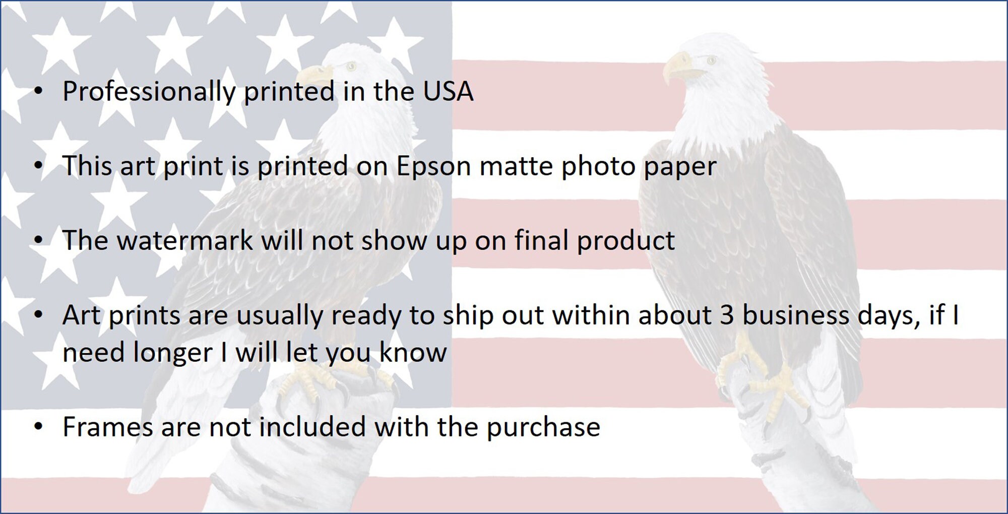 Flag Art, Eagle Art Print, Patriotic Art Print, Fine Art Print, United ...