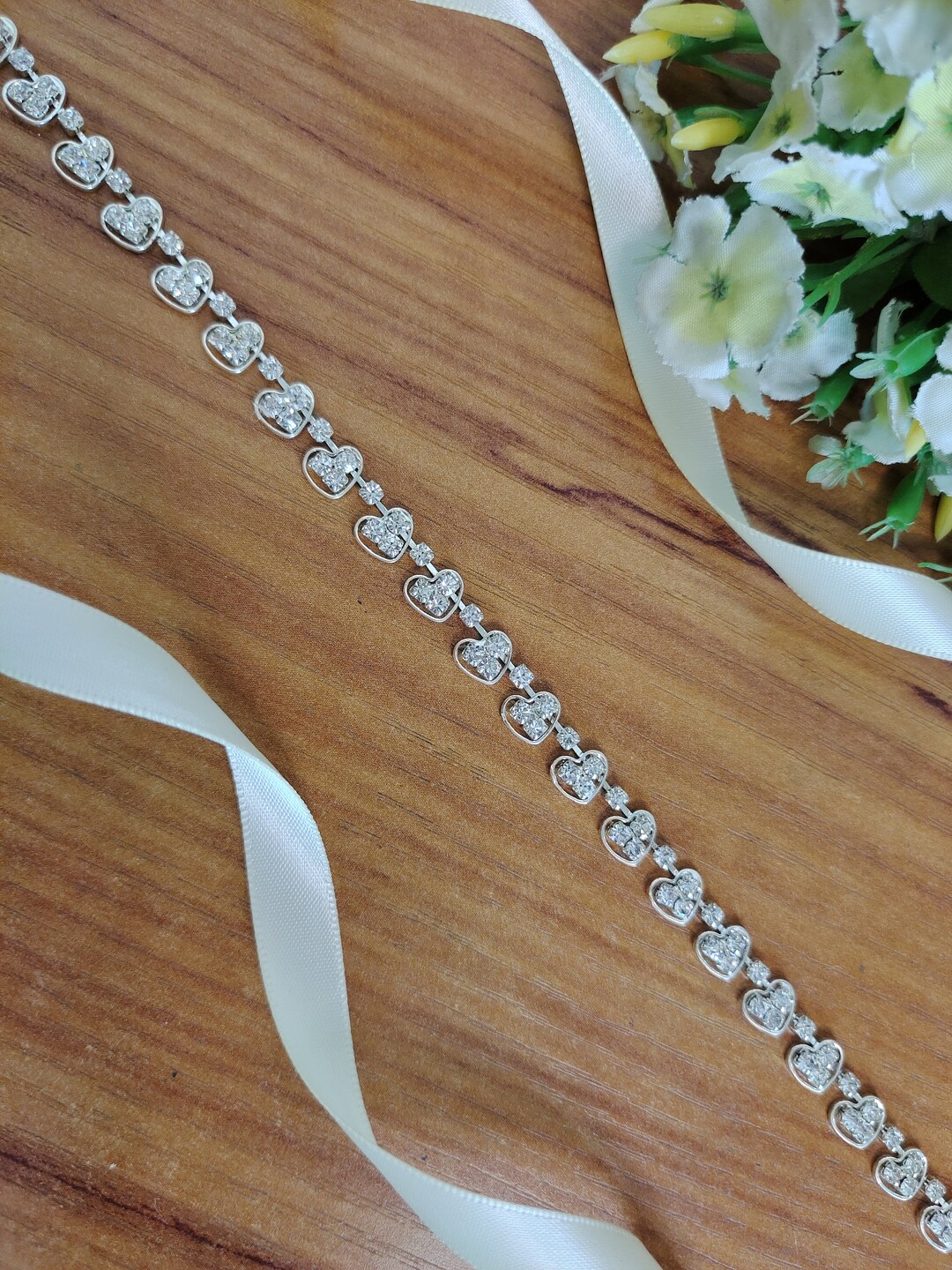 Cinturón de boda, cinturón de banda de diamantes de imitación de ...