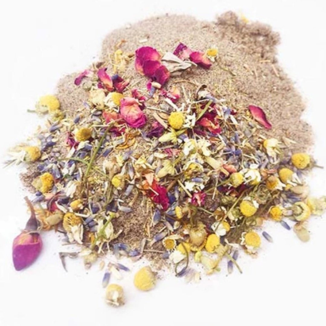 Pick Me up Floral Dust Bath With Herbs, Dried Flowers, and Botanicals ...