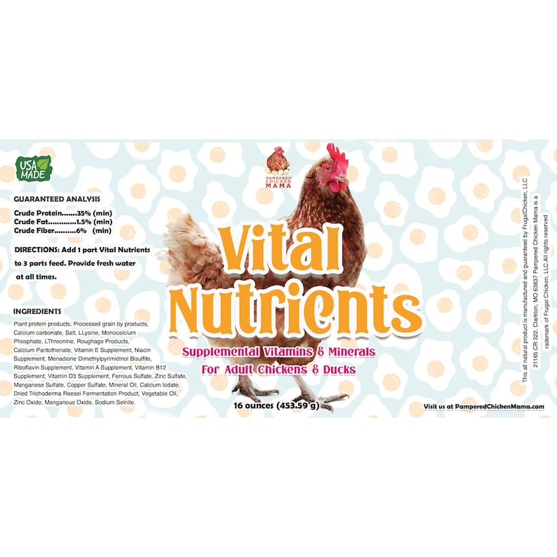 Vital Nutrients: Supplemental Essential Vitamins and Trace Minerals for ...