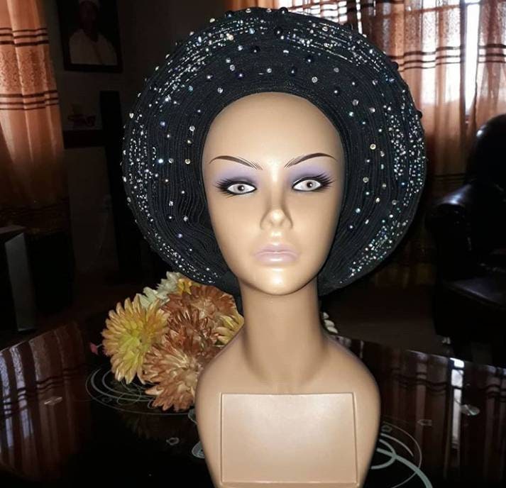 African Print Ready to Wear Head Gear Ankara Auto Gele | Etsy