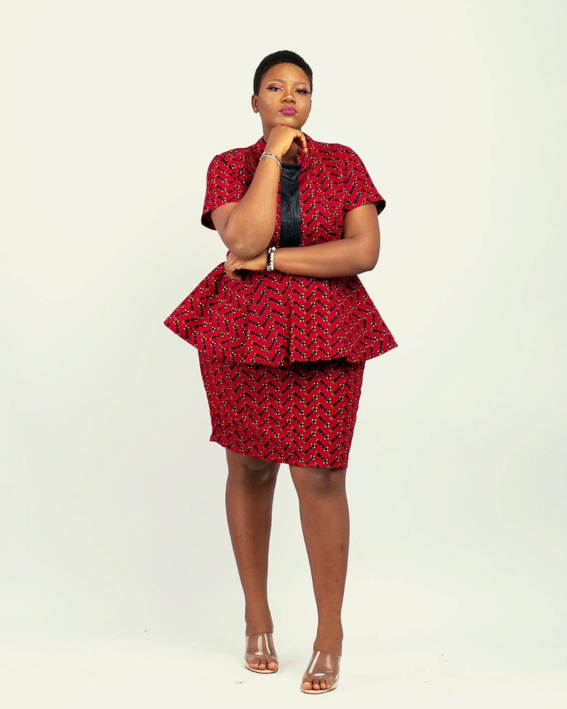 Ankara Peplum Dress Ankara Dress African Print Dress - Etsy