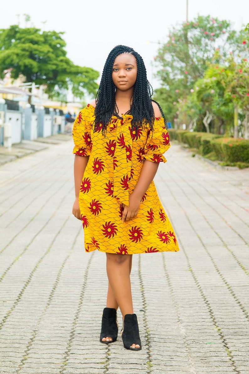Ankara Shift Dress the ATI Shift Dress African Print Shift | Etsy