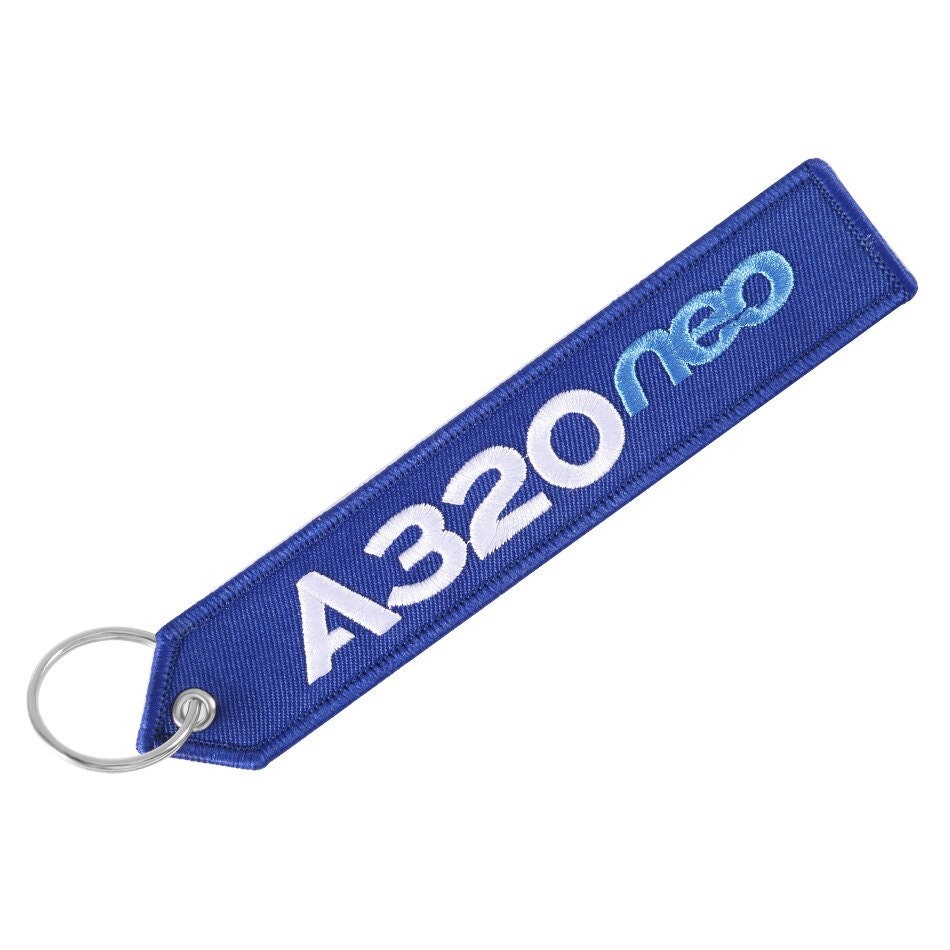 Airbus A320 NEO Embroidered Aviator Keyring Aircraft Crew - Etsy