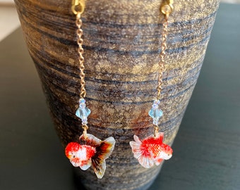 Items similar to Happy Little Goldfish Hair Clip on Etsy