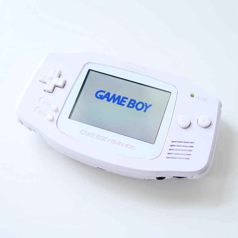 ALL WHITE Gameboy Advance 101 or IPS Screen Backlit Screen and - Etsy