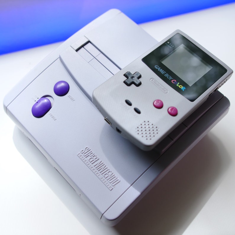 SUPER GAMEBOY STYLE Gameboy Color Custom Gbc Backlit - Etsy