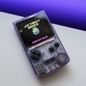 XL Gameboy Color! Atomic Purple Shell W/ Light up Logo Screen - Etsy