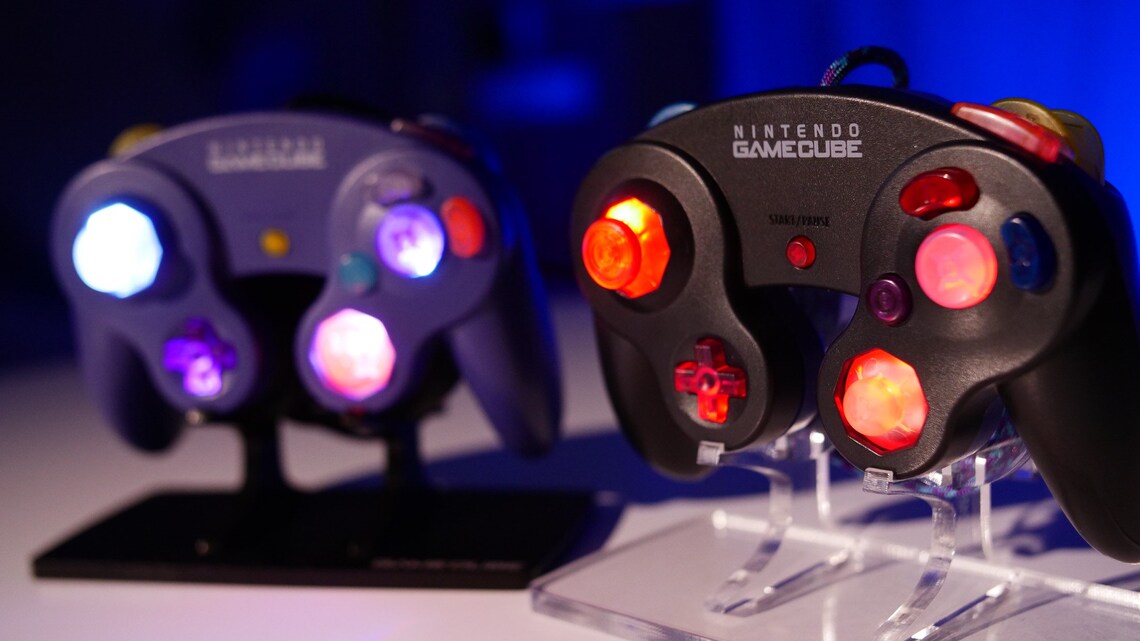 Customized GameCube Controller RGB LED MOD Pick Your Shell | Etsy
