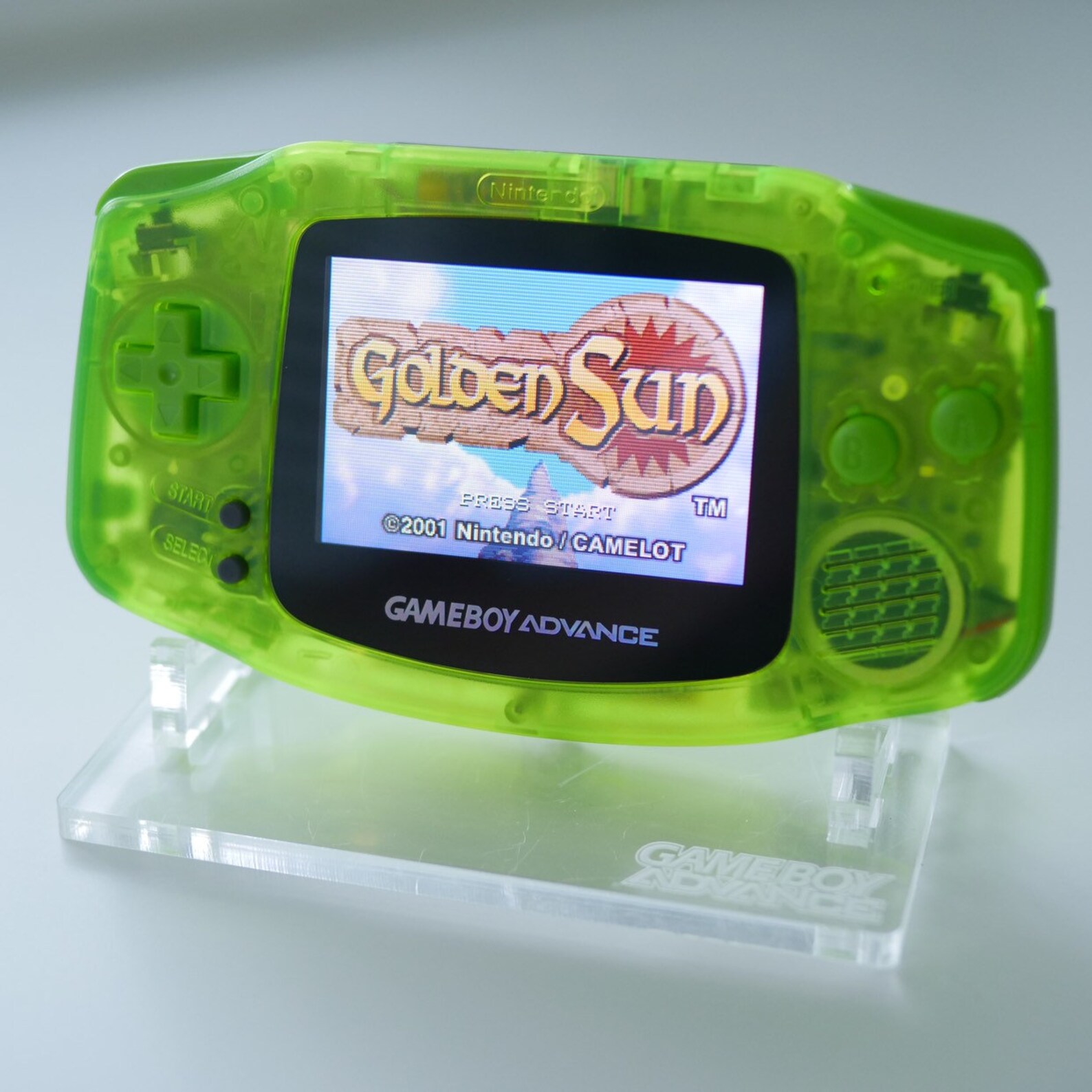 EXTREME GREEN Gameboy Advance Custom Gba 101 or IPS Screen | Etsy
