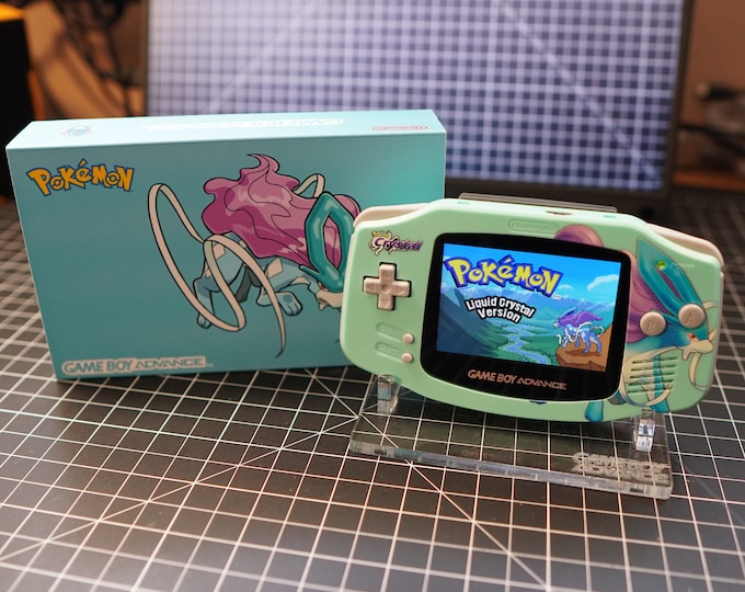 New SUICUNE Themed Gba Ips Screen Mod W/box - Etsy