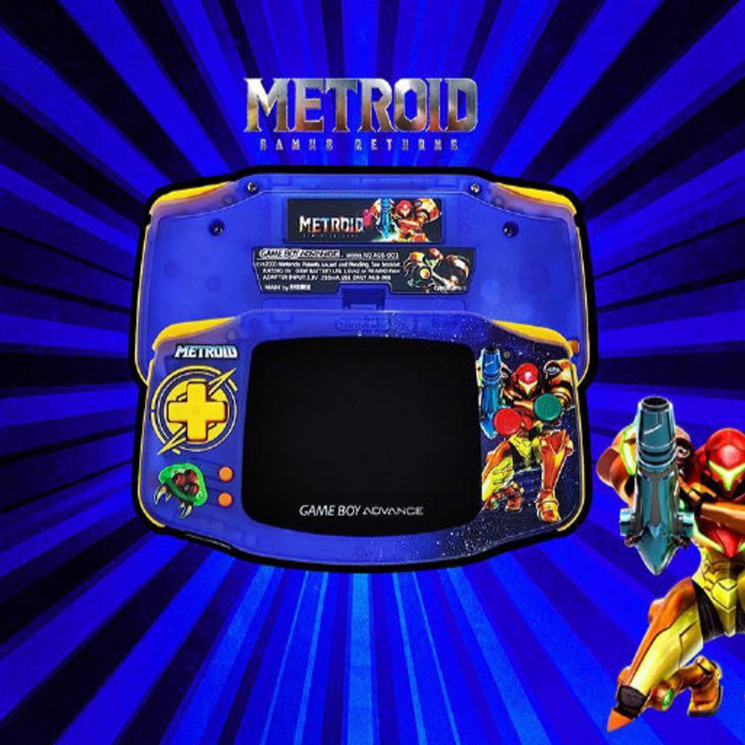 New METROID Themed GBA IPS Screen Mod W/box! - Etsy