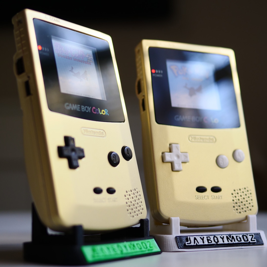 GOLD Model Gameboy Color! Custom Gbc Backlit Rechargeable Mod! Please ...