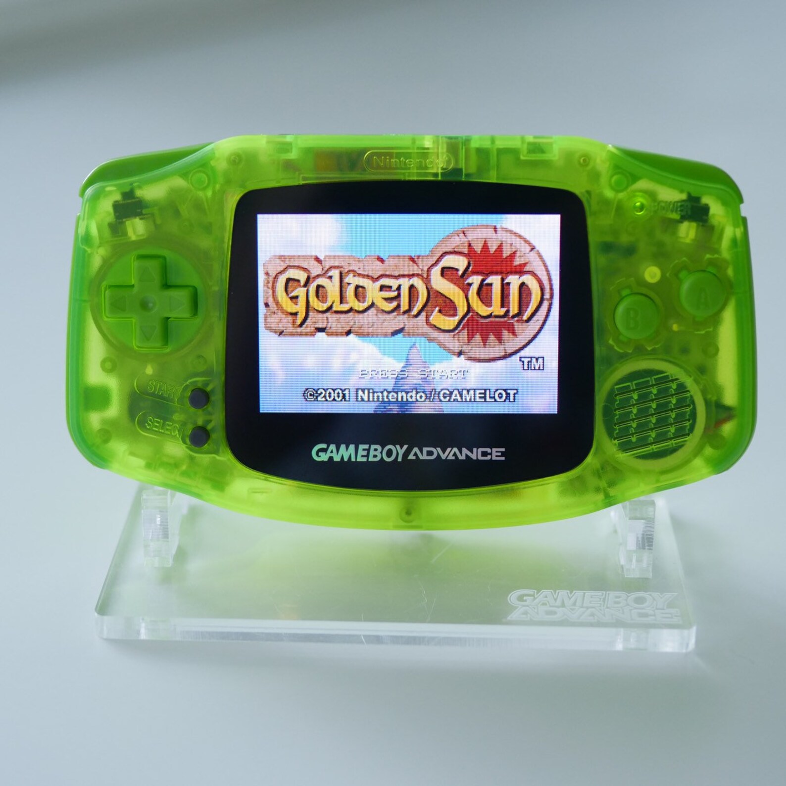 EXTREME GREEN Gameboy Advance Custom Gba 101 or IPS Screen | Etsy