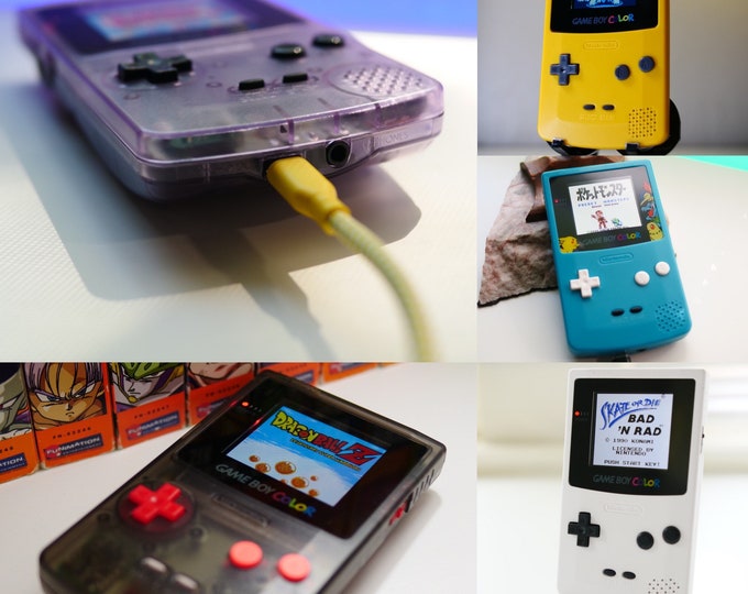 CUSTOMIZE YOUR OWN Gameboy Color Custom Gbc Backlit Rechargeable Mod ...