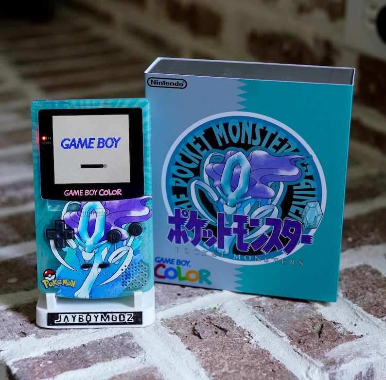 NEW Suicune Themed GBC With Q5 Light up Logo IPS Screen Mod - Etsy