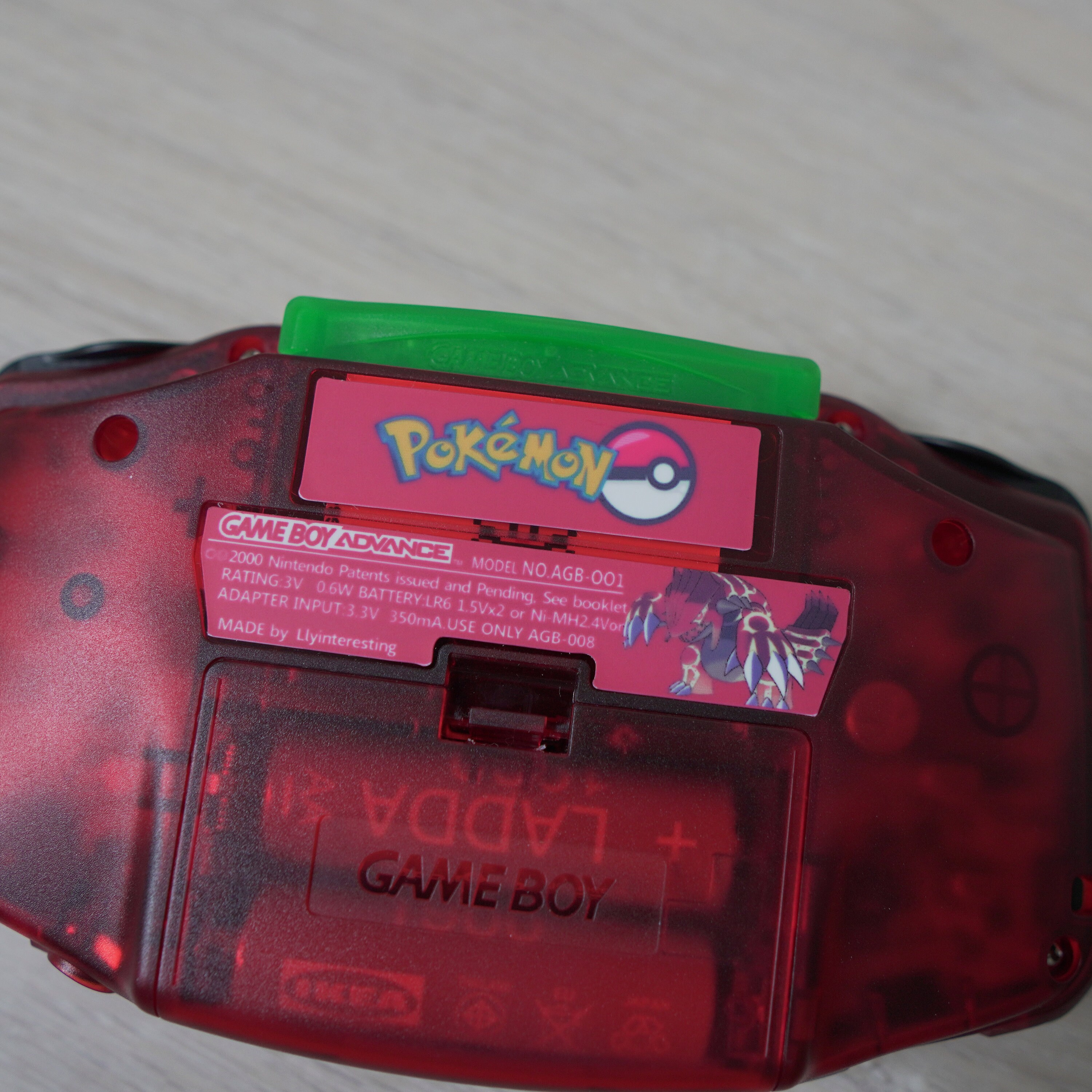 New Groudon Themed GBA IPS Screen Mod W/box! - Etsy
